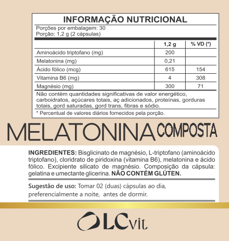MELATONINA COMPOSTA - LC VIT VITAMINAS
