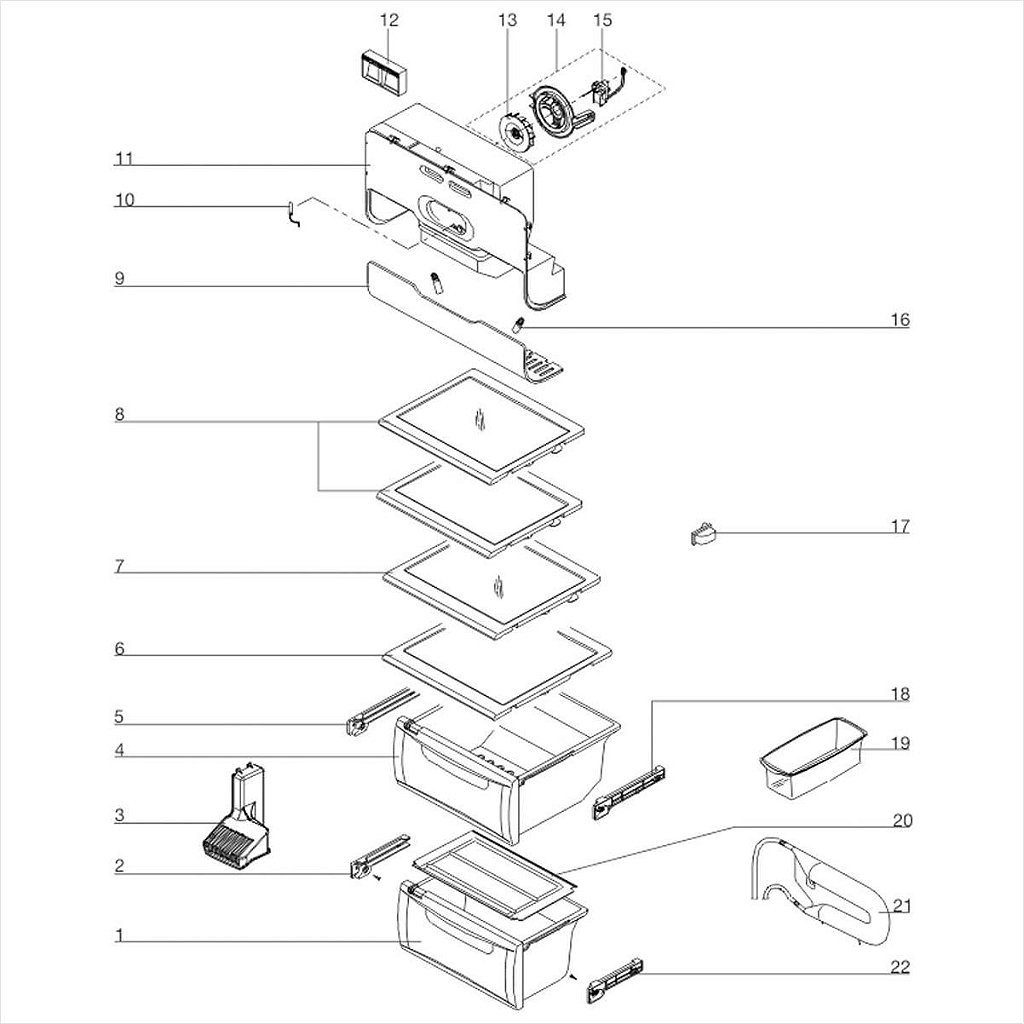 Tanque de Água Completo Electrolux - Reposição Original - RS Loja ...
