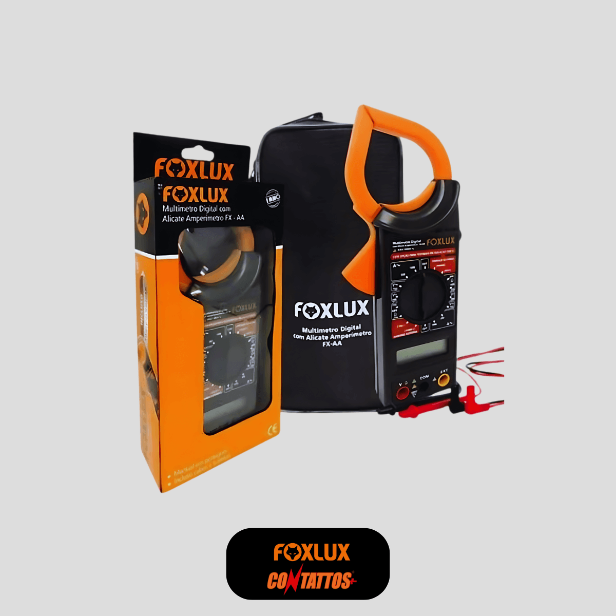 FOXLUX ALICATE AMPERIMETRO DIGITAL 30.02 - Contattos Mais | Elétrica ...