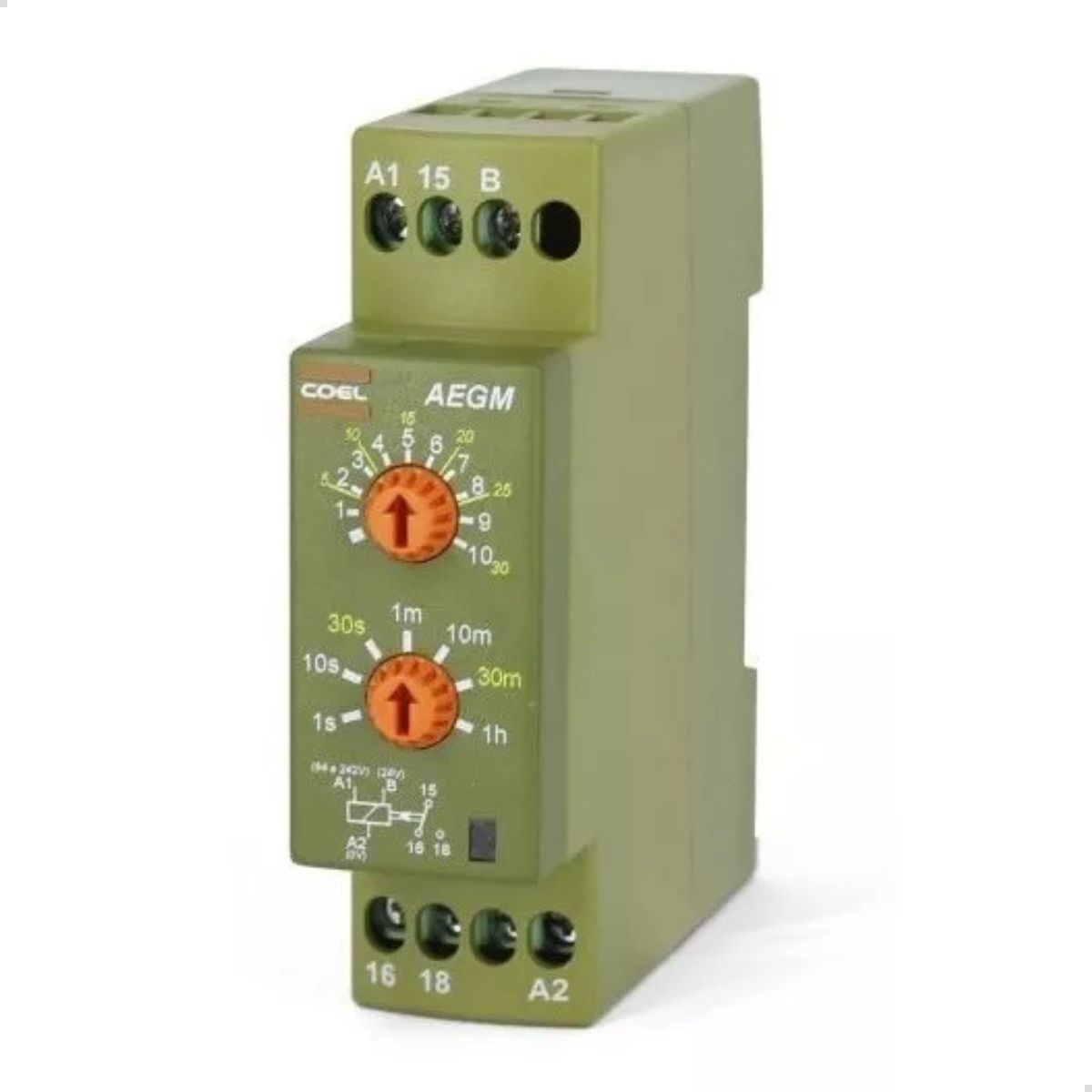 COEL RELE MULTI ESCALA AEGM-UMM-P 24 A 240VCA/VCC (AZ) - Contattos Mais | Elétrica, Hidráulica e ...