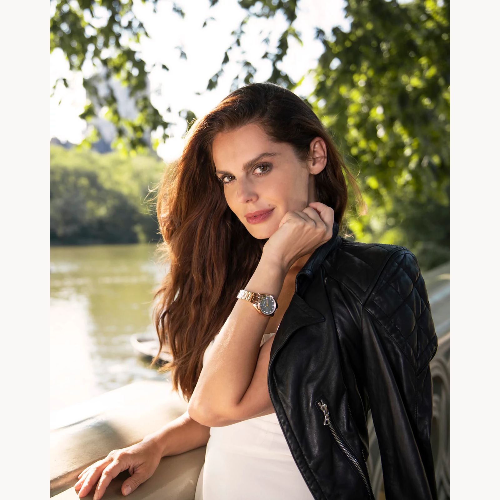 Relogio Bulova Rose Feminino Quartz Surveyor Classic 97P156 ...