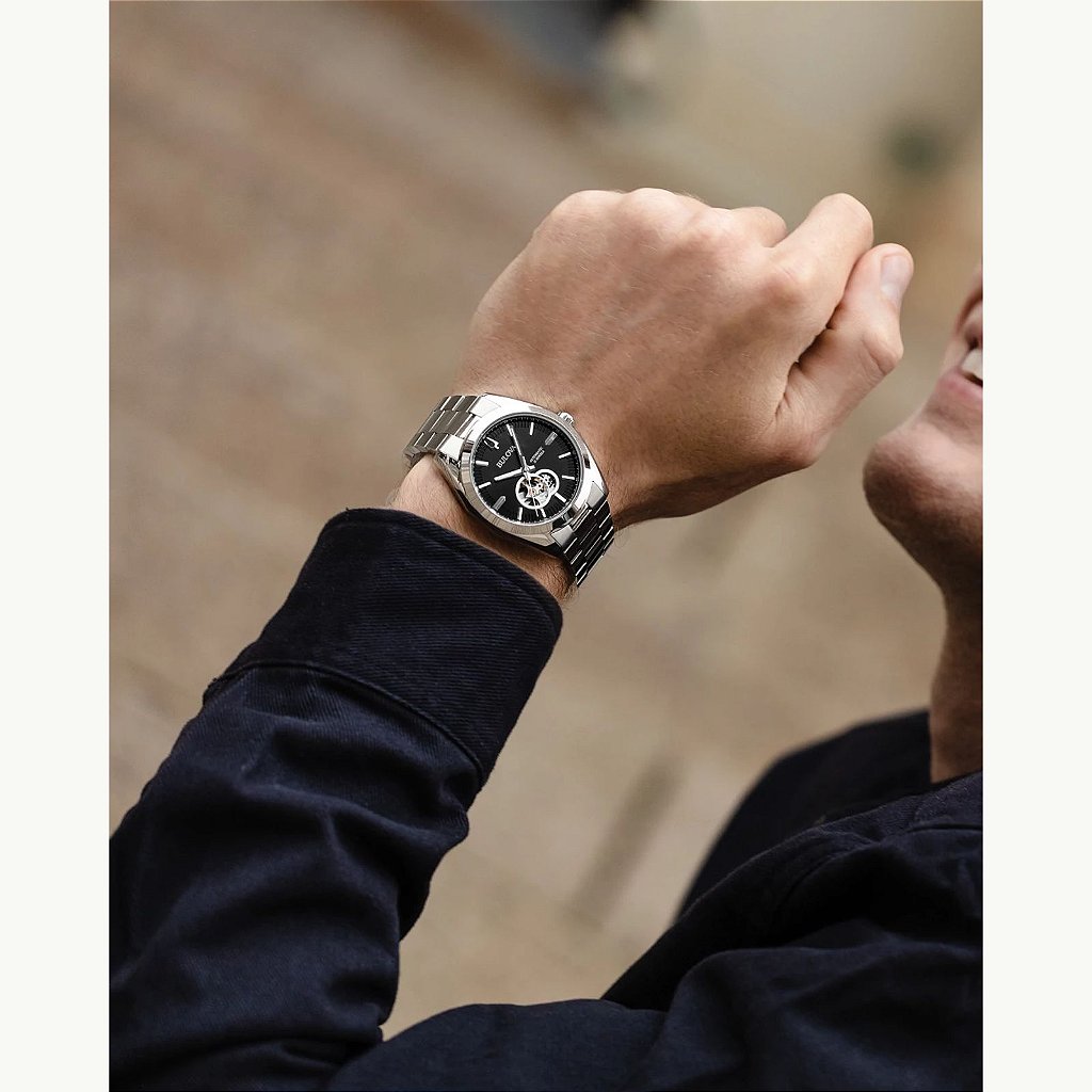 Relógio Bulova Surveyor Masculino Aço 96A270 - Excelência em Relógios ...