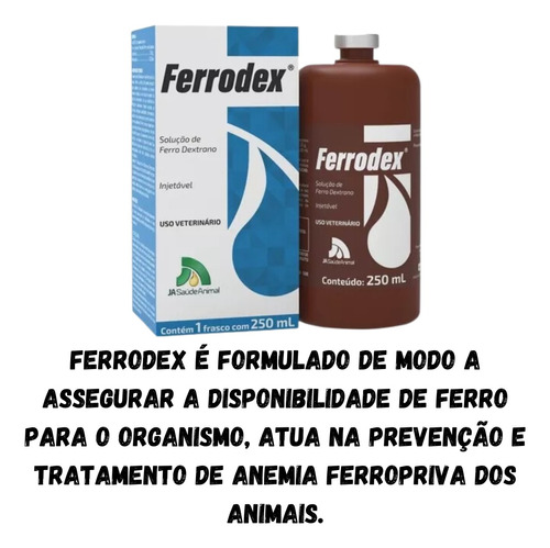 Ferrodexl - Suplemento de Ferro para Leitões, Bezerros e Ovinos ...