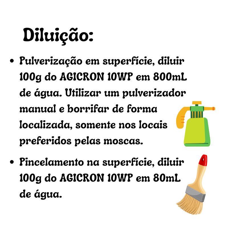 Mosquicida em Pó Agicron 10WP Acetamiprido 100g - Insetimax - Agrovesso ...