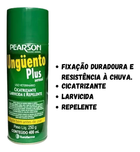 Unguento Pearson Plus 400ml Cicatrizante - Agrovesso - A loja do campo ...