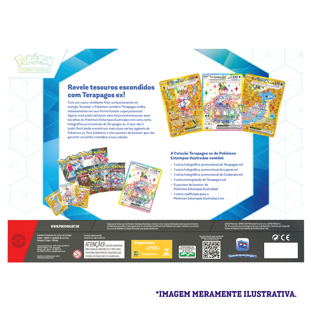 Box Pokémon TCG Terapagos Ex - A Banca Pokémon