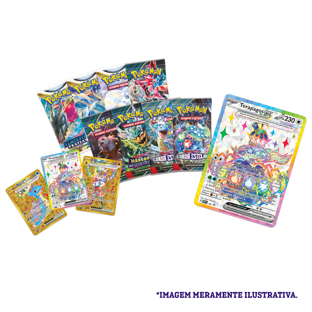 Box Pokémon TCG Terapagos Ex - A Banca Pokémon