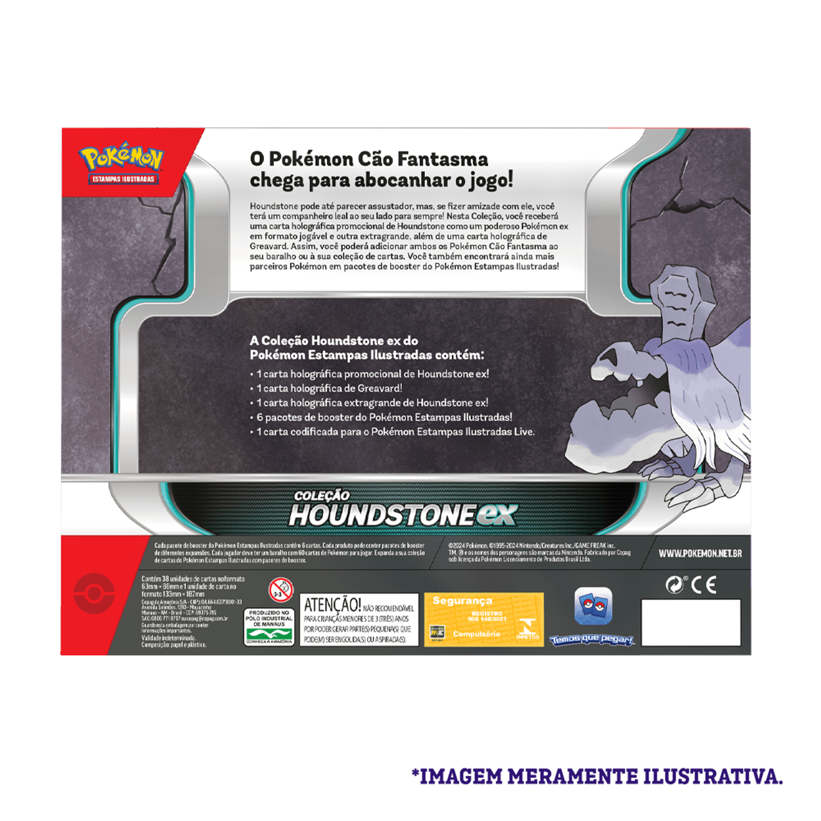 Box Pokémon TCG Houndstone Ex - A Banca Pokémon