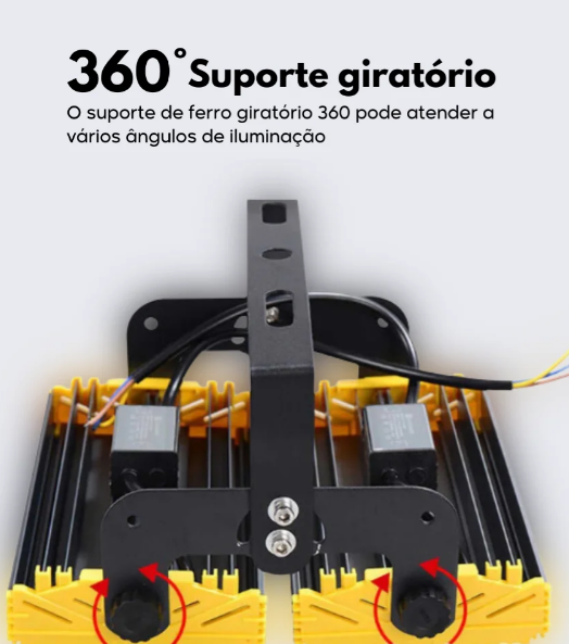 Refletor de LED Linear para Campo e Quadra 300W IP68 Direcionável ...