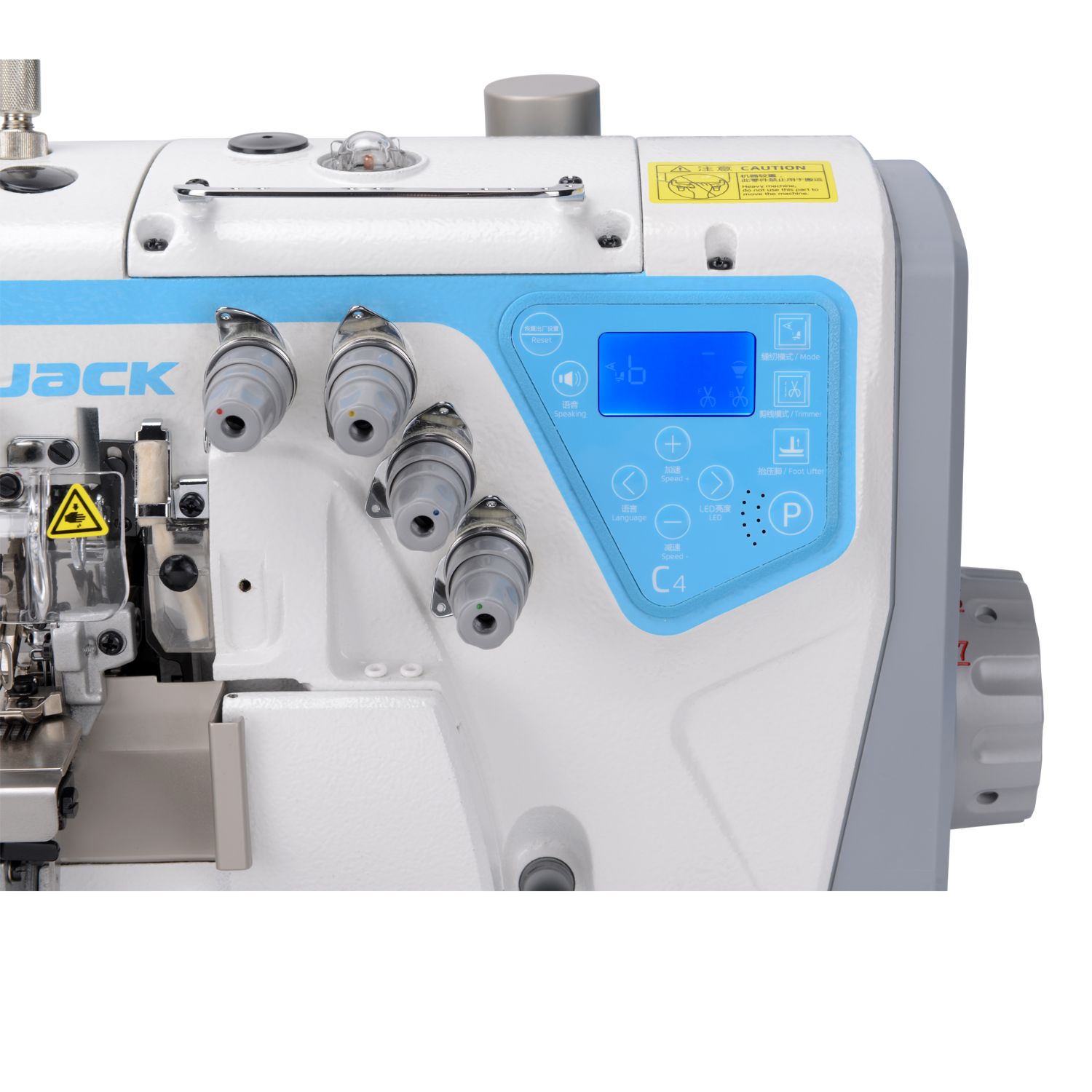 Máquina Overlock Eletrônica 4 Fios Ponto Cadeia Jack C4 4 M03/333 - Maq ...