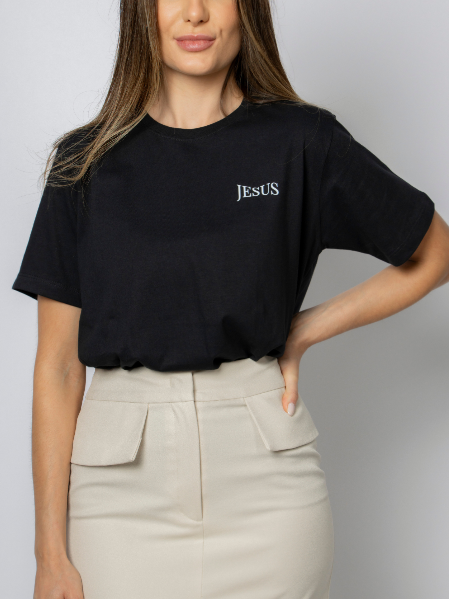 Camiseta O Que Jesus Faria? - Jardim de Ester