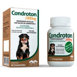 Condroton Regenerador Articular p/ Cães c/ 60 Comprimidos - São Chico ...