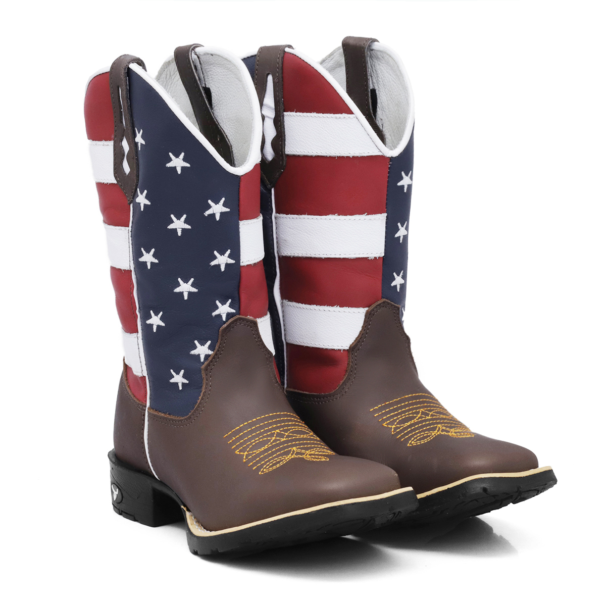 Bota Texana Cano Longo Country Rodeio Brete Boots Couro Sintético ...