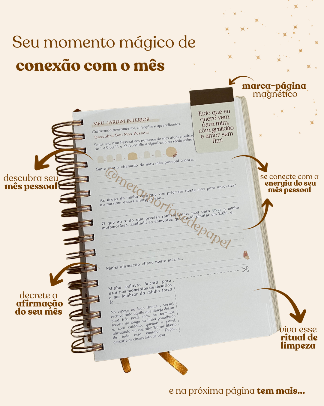 Planner da Metamorfose 2026 Astrologia | Numerologia e Lei da Atração ...