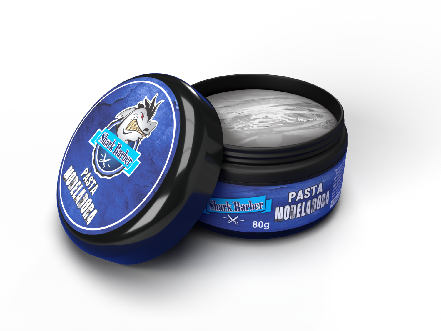Pasta Modeladora 80g - 24 Unidades - Shark Barber