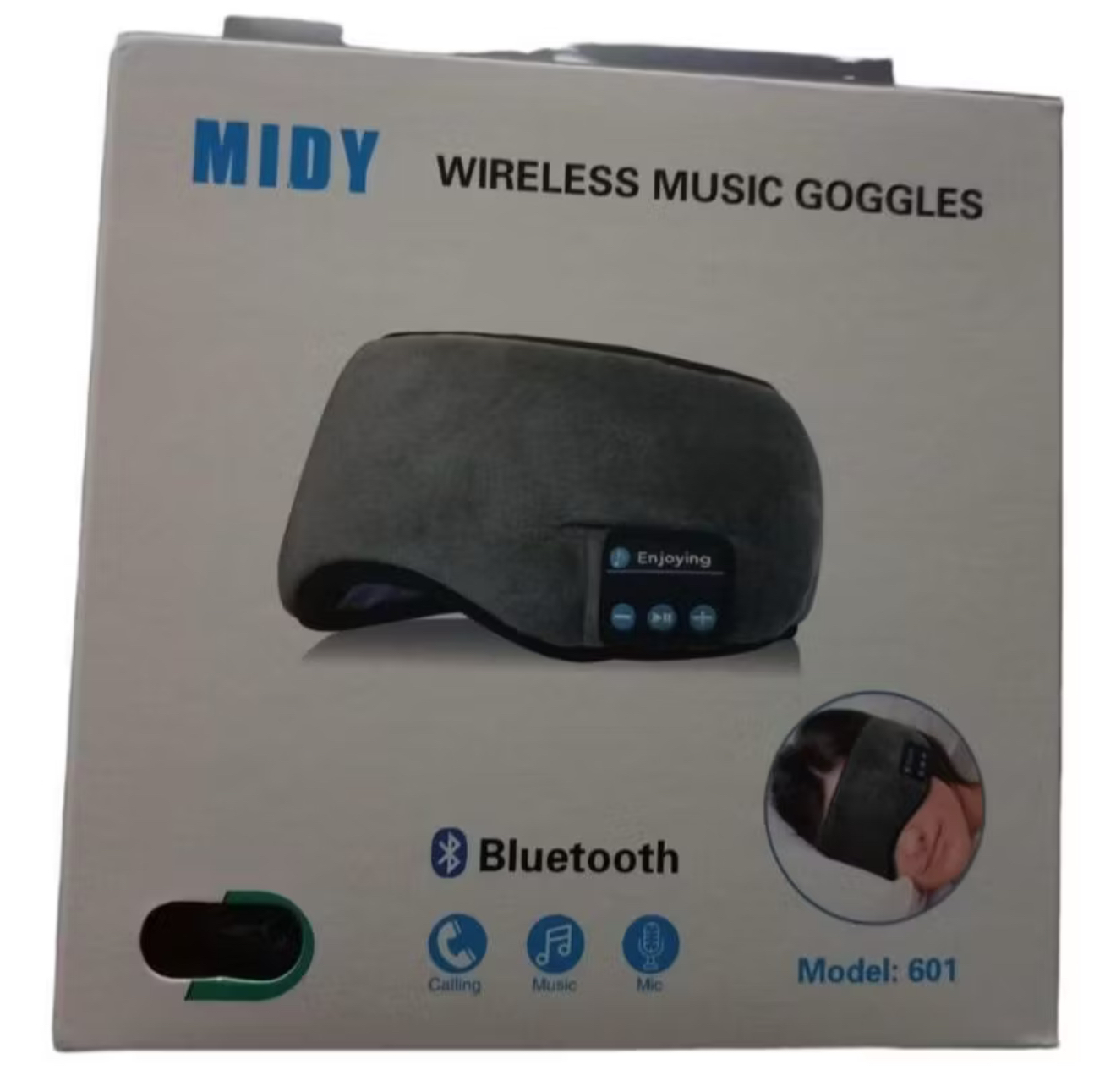 Máscara Bluetooth MIDY com Fone Embutido - MKT Imports