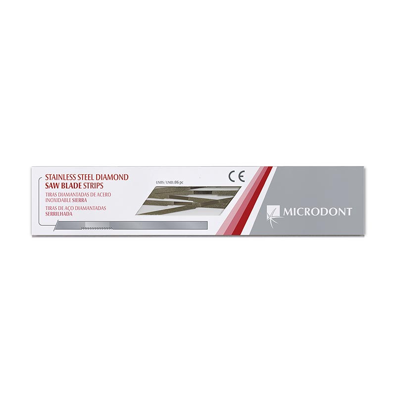 Tira Diamantada Serrilhada 2,5m - Microdont - Dental Odonthomaz | Dental Online de Produtos ...