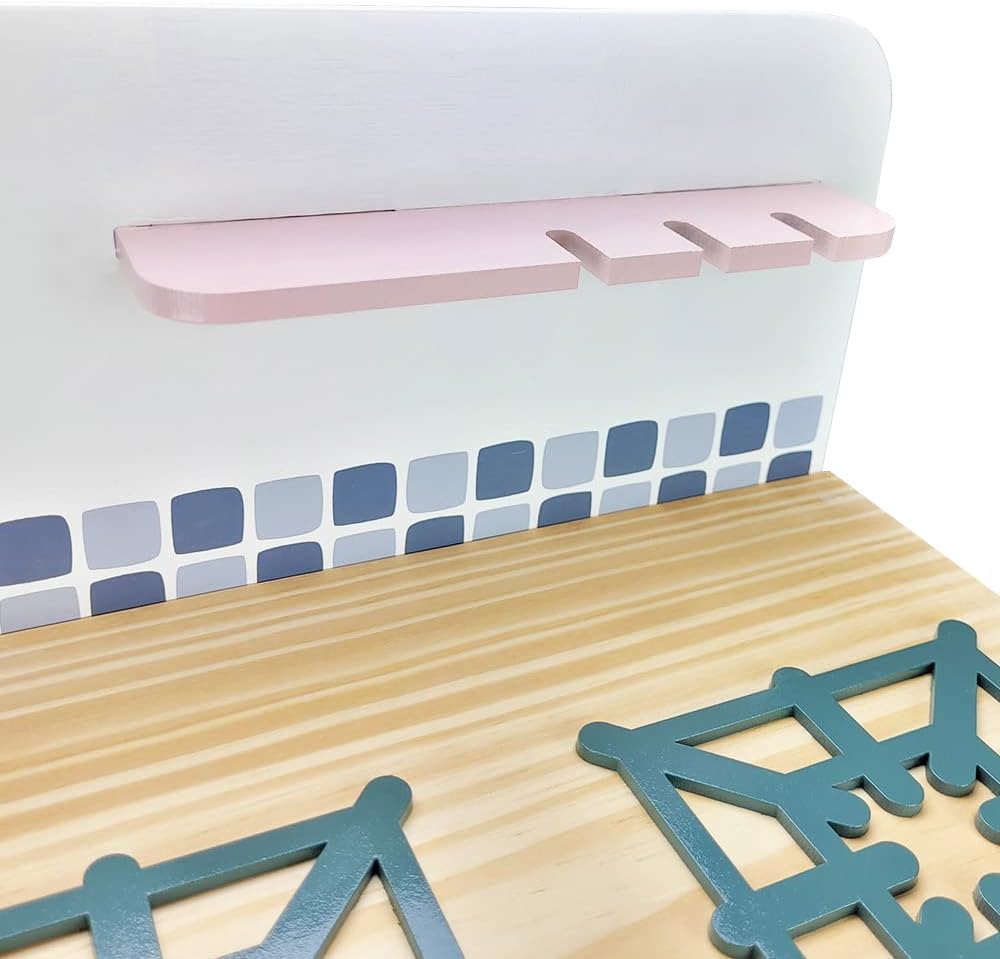 Fogão Infantil de Madeira Rosa | NewArt Toys - Bubula - Mundo infantil