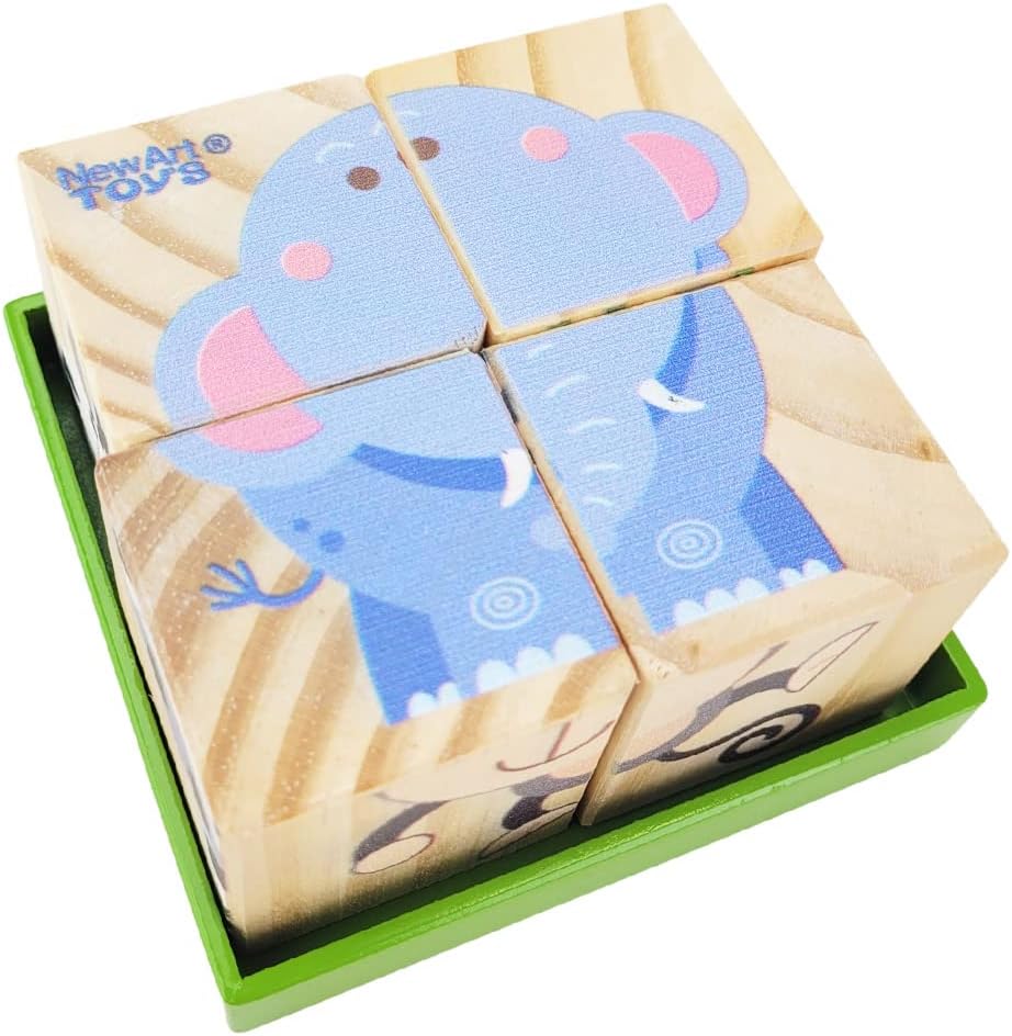 Quebra-Cabeça Cubos Terra Animais | NewArt Toys | 271 - Bubula - Mundo ...