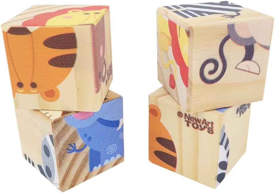 Quebra-Cabeça Cubos Terra Animais | NewArt Toys | 271 - Bubula - Mundo ...