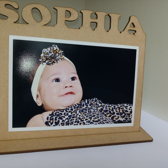 Porta Retrato Nome 10x7 - Mari Mdf