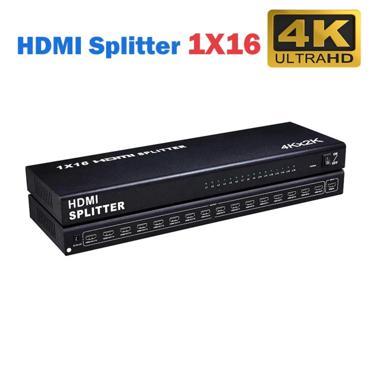 Divisor Splitter HDMI 1x16 2.0 4k Ultra-HD 16gbps Ativo Conex - Conexão ...