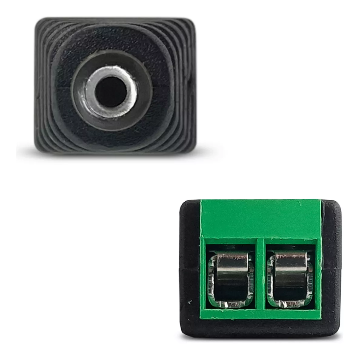 Kit 10 Conector P4 Macho Com Borne Para Cftv E Led 10un - Conexão Partner