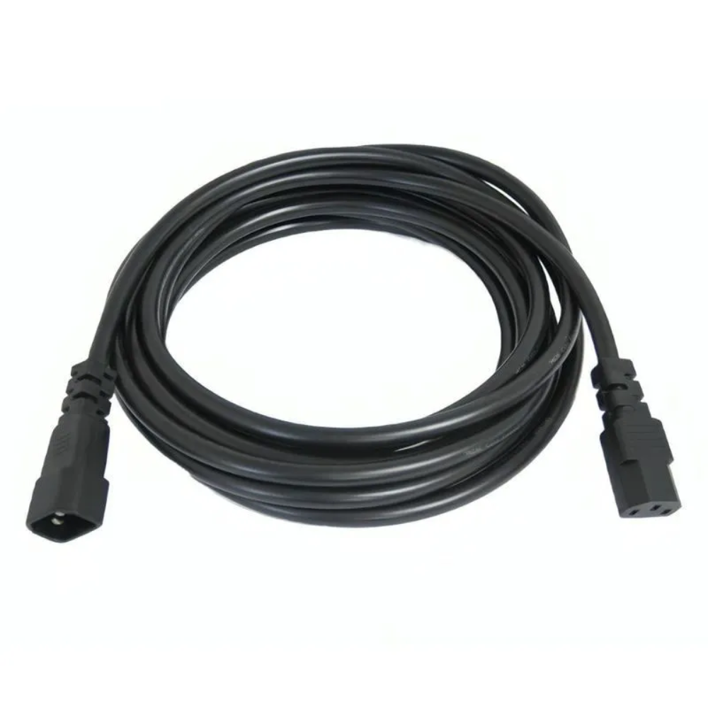 Cabo de Força IEC60320 C13 x C14 fio 3x2,50mm 20A 1,80m - Conexão Partner