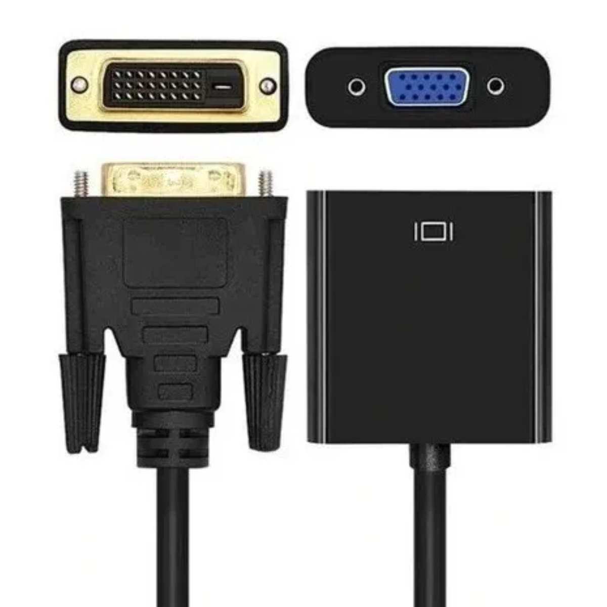 Conversor Dvi Para Vga Femea 24+1 Macho - Conexão Partner