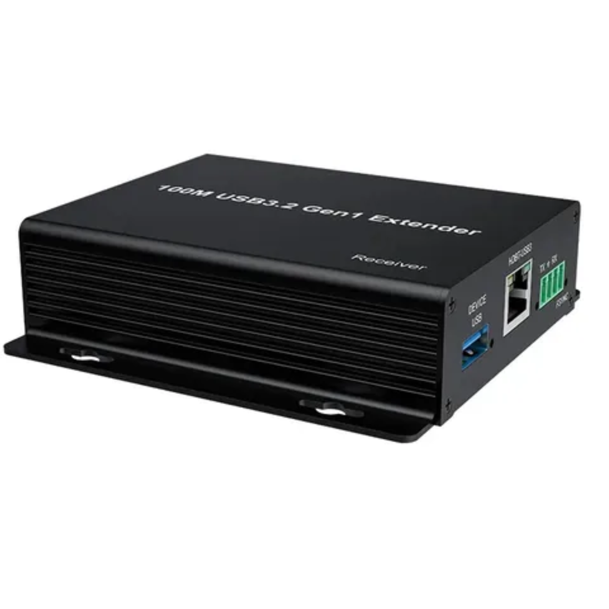 Extensor Usb 3.2 Gz 100 Metros cat5-cat6 Tx RX Com 3 Saidas Usb ...