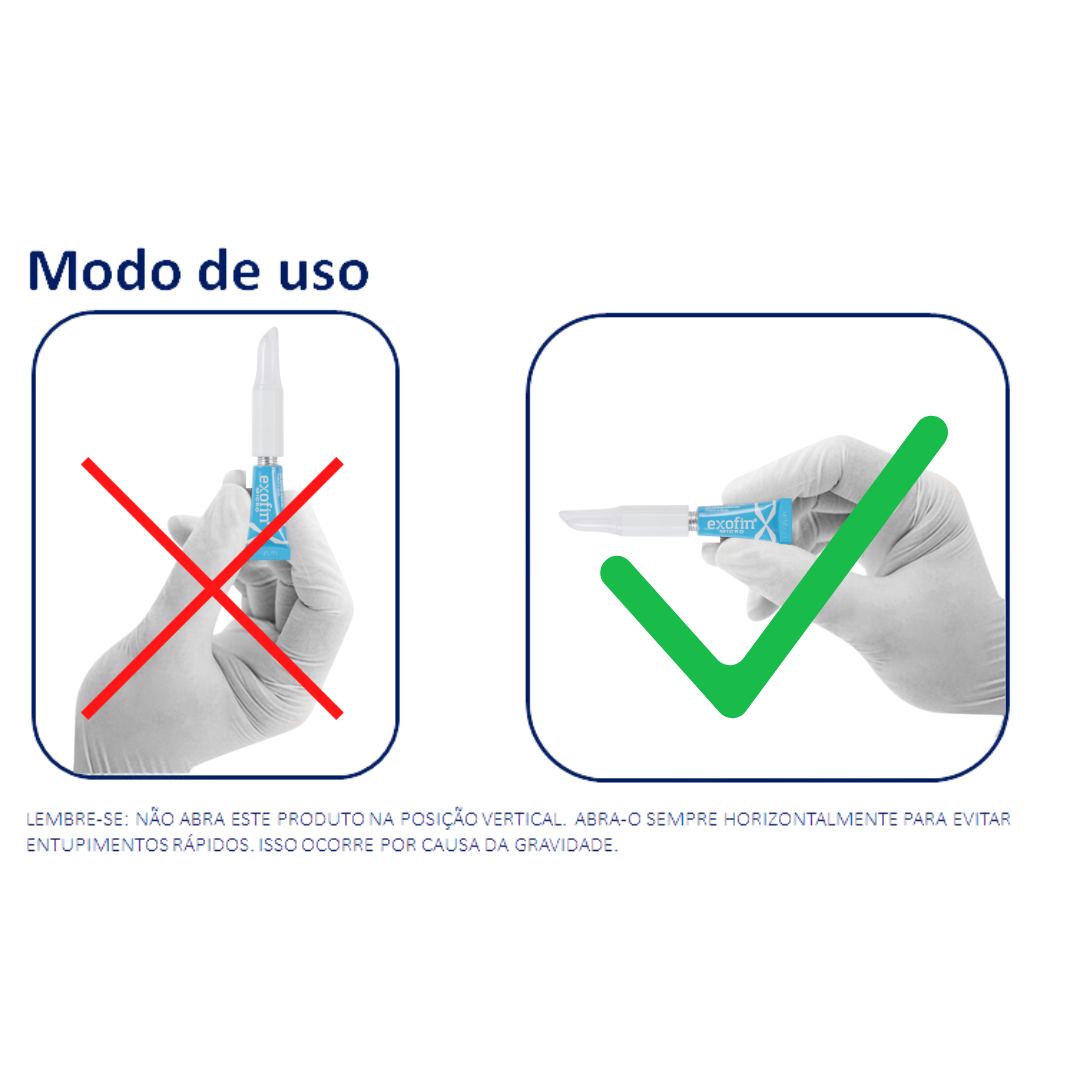 Adesivo Tópico para pele Exofin Micro 0,5g (Cola Cirurgica) - 01 ...