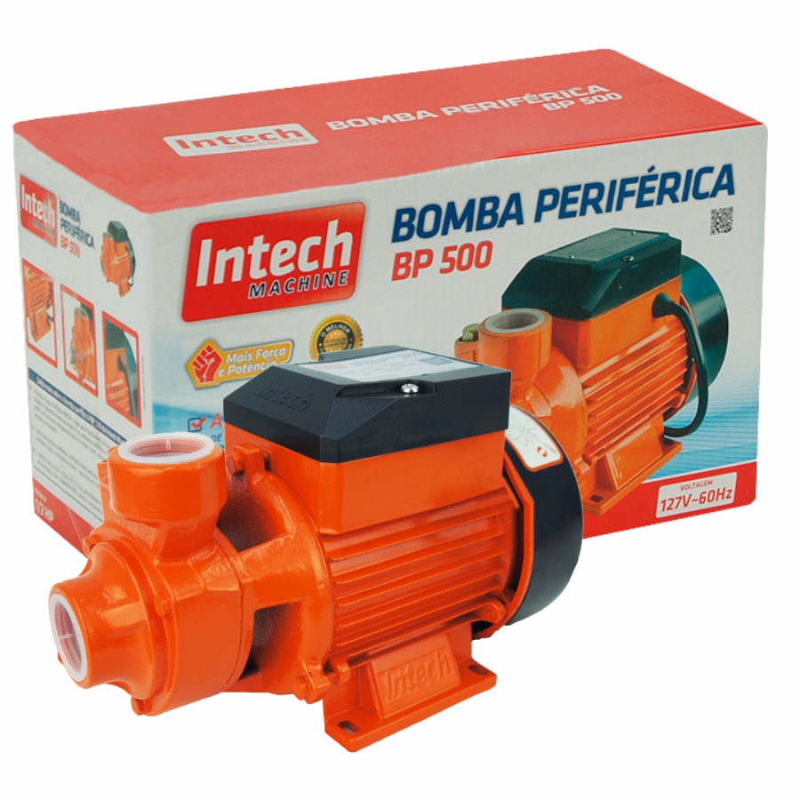Bomba periférica 220V 1/2HP Intech Machine BP500 - Eletroferragens São ...