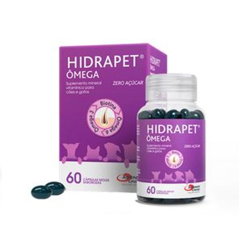Suplemento Agener Hidrapet Ômega Zero Açúcar c/60 Comprimidos - Agener ...