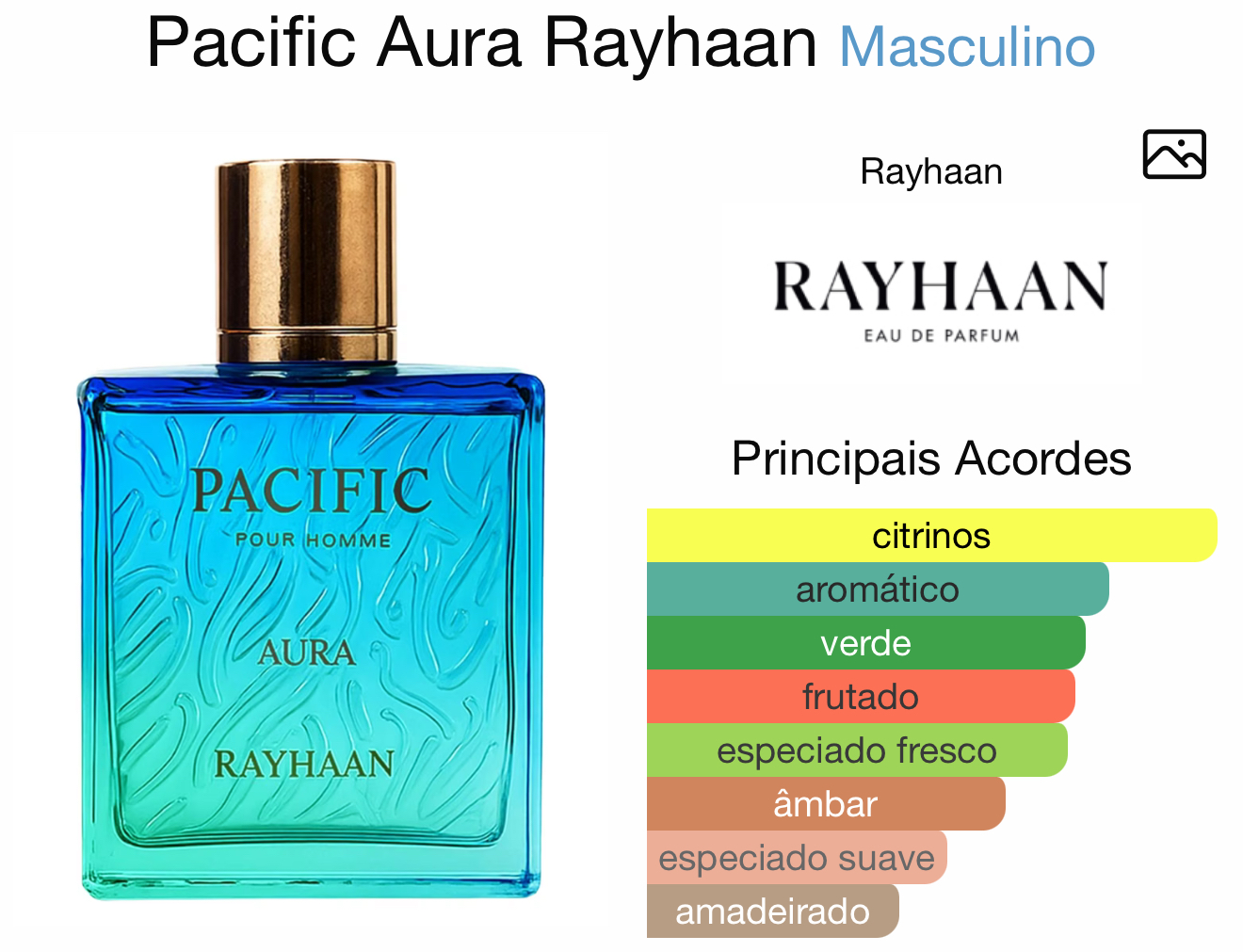 Rayhaan pacific aura - Rasha Fragrancia