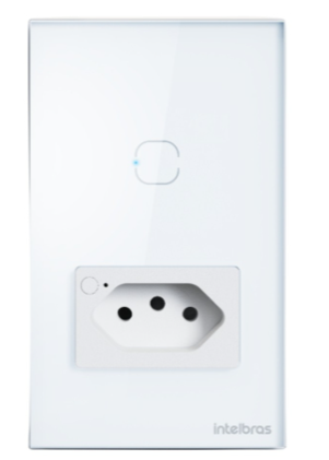 Tomada com Interruptor Inteligente 10A WIFI IZY SMART ETS 2001 BRANCA ...