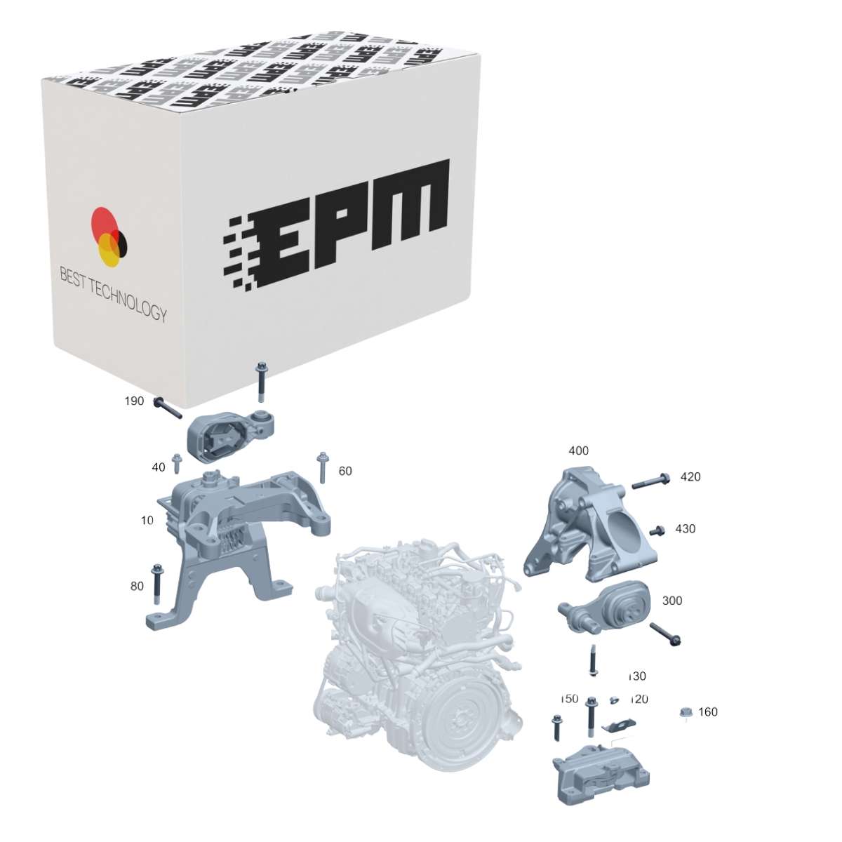 Coxim do Motor Superior Lado Direito Mercedes-Benz 2472400400 ...