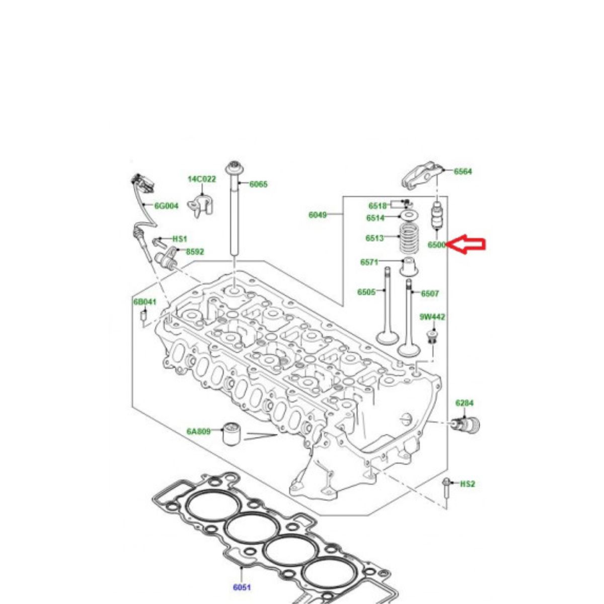 Tucho de Válvulas Hidráulico Land Rover Jaguar AJ200 2.0 16V Ingenium ...