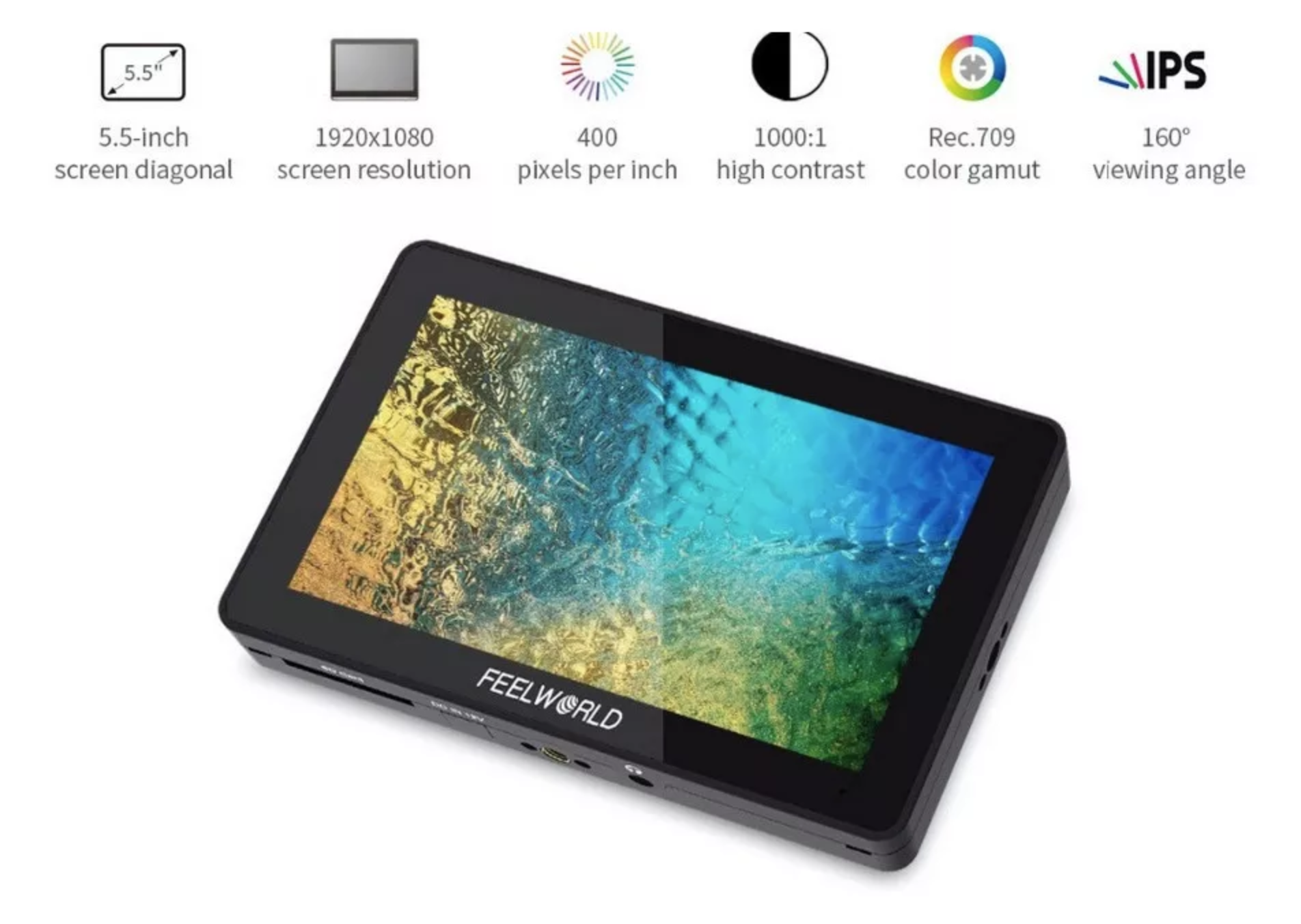 Monitor Feelworld F6 Plus V2 Touch 3d Lut 6 - CameraPro