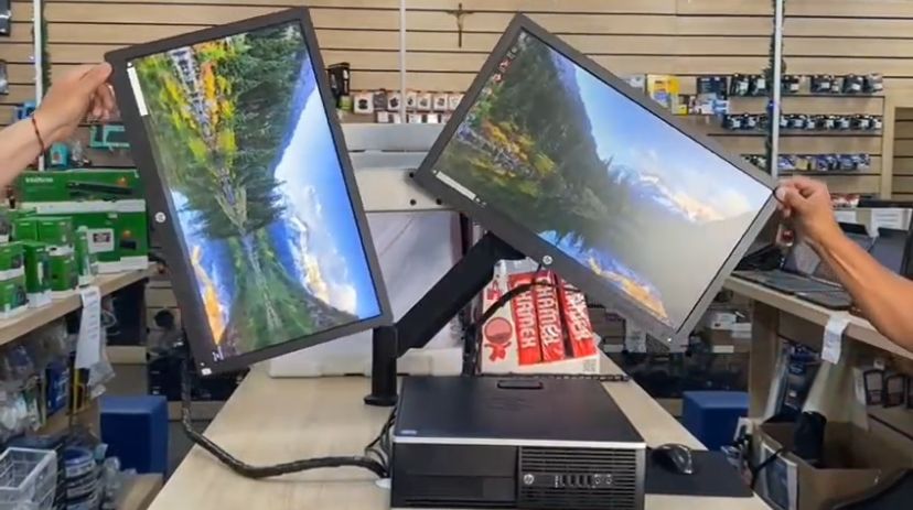 Monitor Hp Duplo com Base EliteDisplay E23 polegadas - DSI Informática