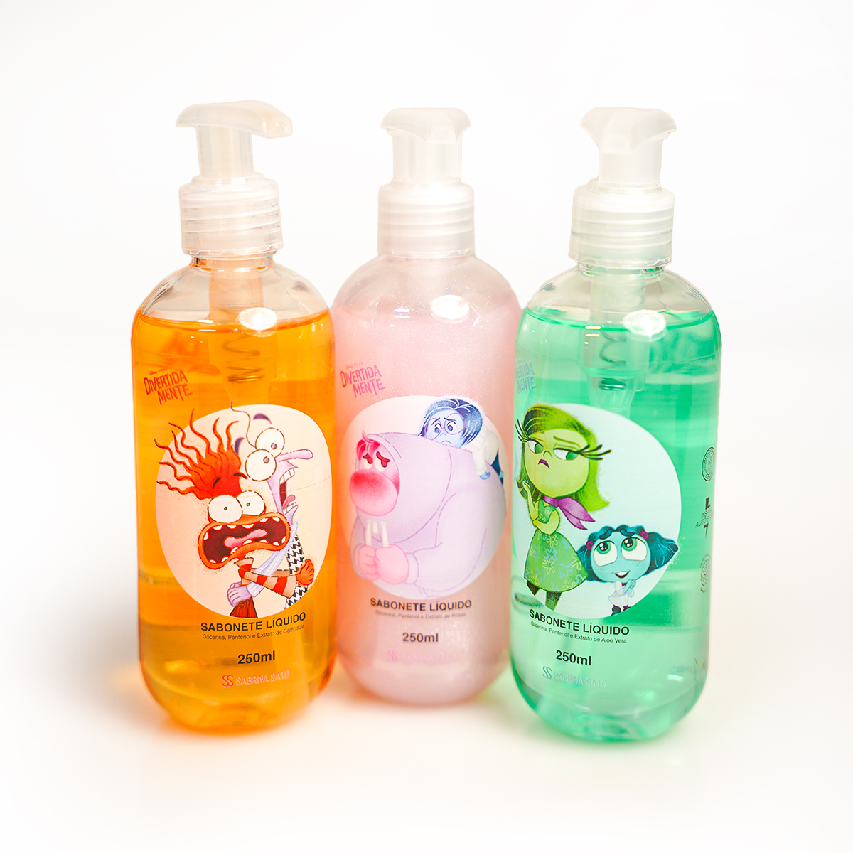 Sabonete Líquido Nojinho e Inveja Divertida Mente & Sabrina Sato 250ml - Cia Beauty