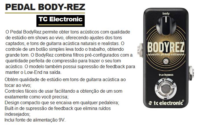 Pedal TC ELECTRONIC BODYREZ - Acoustic Pickup Enhancer - MUSICWARE ...