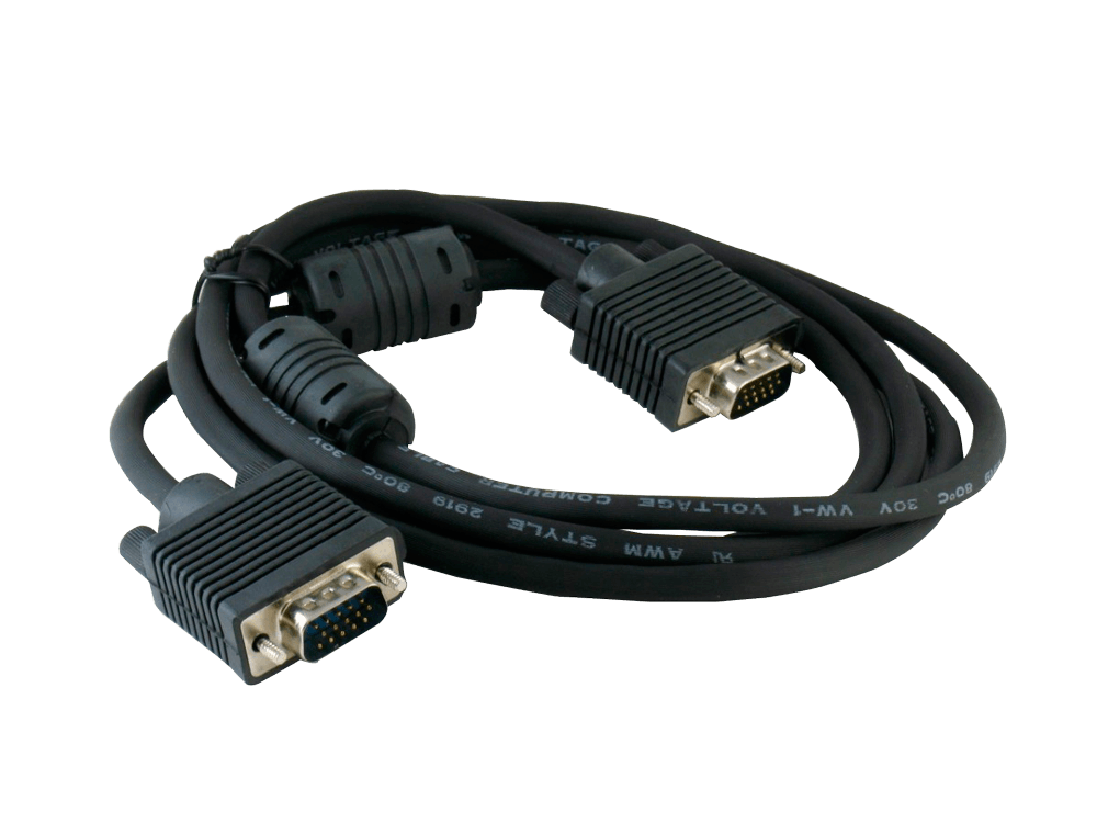 Cabo VGA / SVGA / RGB 1,50 m, com Filtro DB15 Macho x DB15 Macho - D&D ...