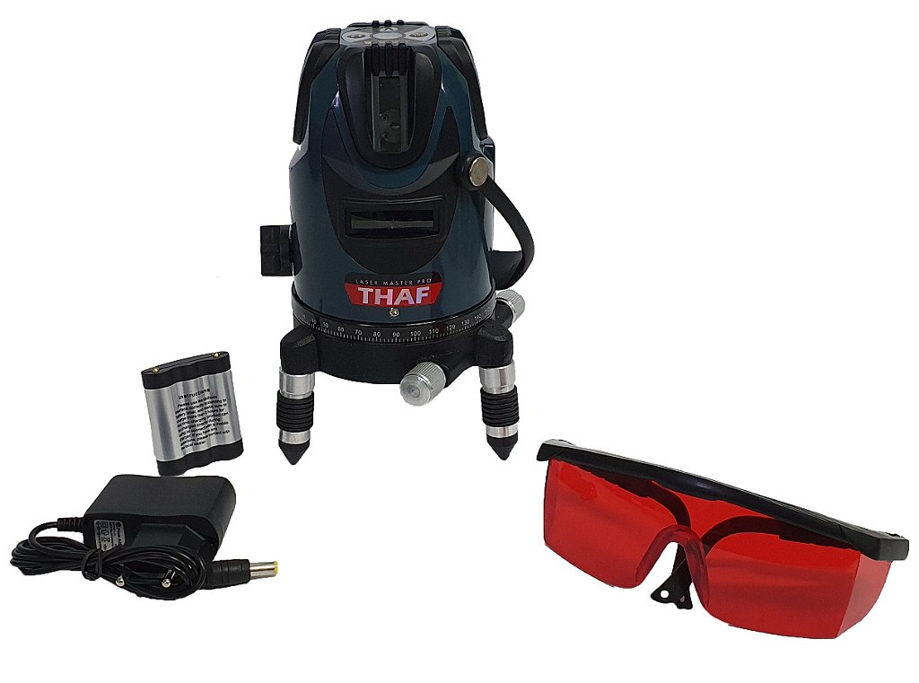 Nível A Laser 5 Linhas Vermelho TF-R5 THAF - RBF ECOMMERCE