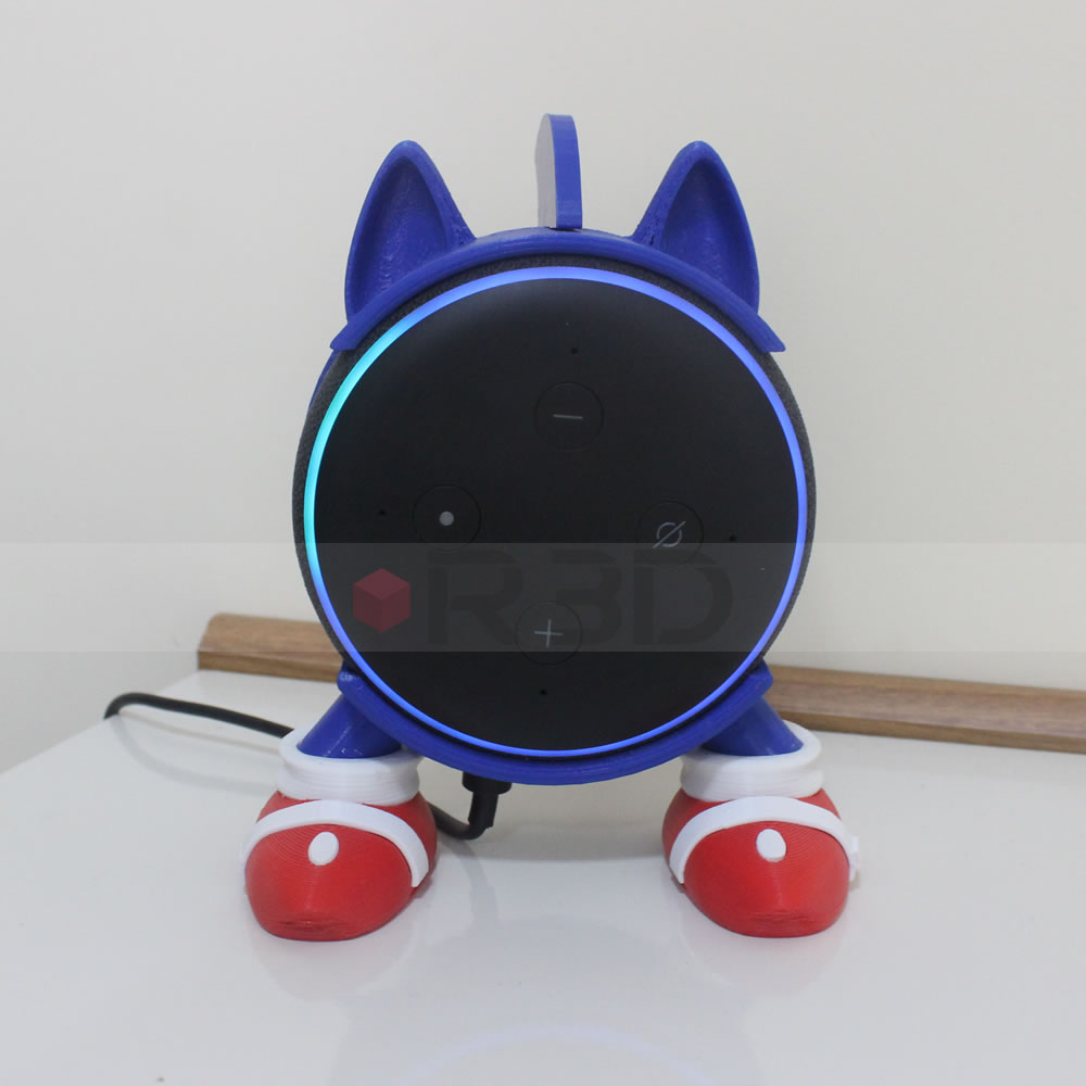 Suporte Para Alexa Echo Dot 3 Sonic - R3D Soluções em Impressão 3D