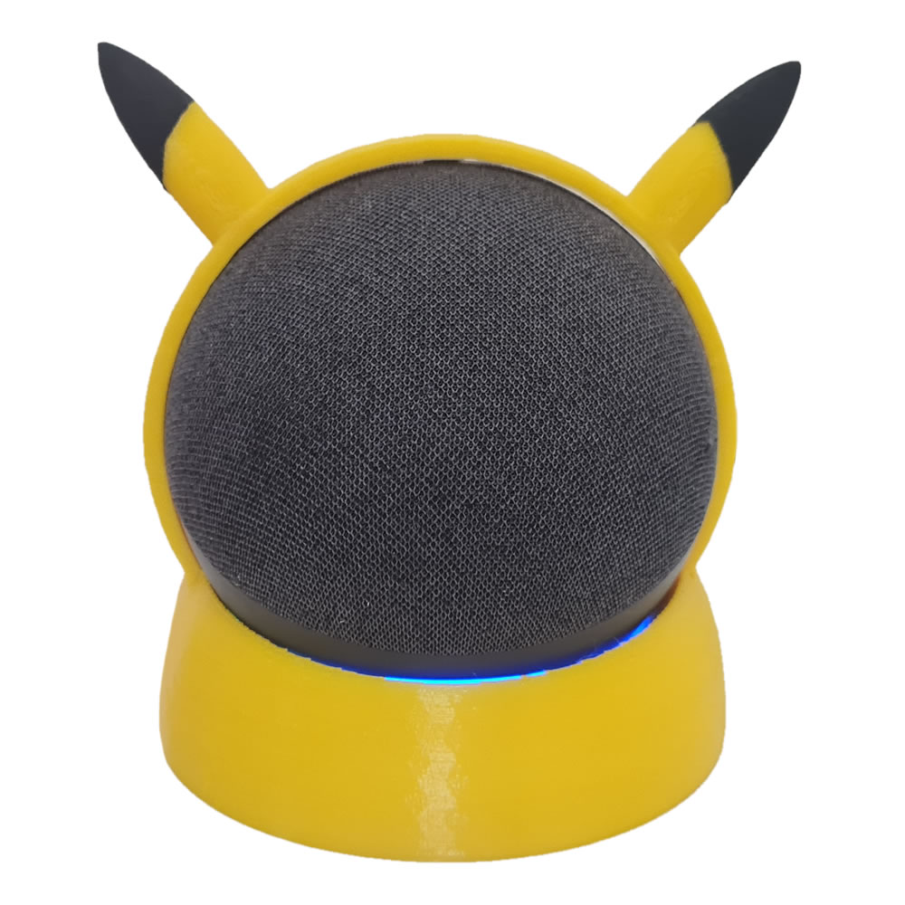 Suporte Alexa Echo Dot 4 e Pikachu - R3D