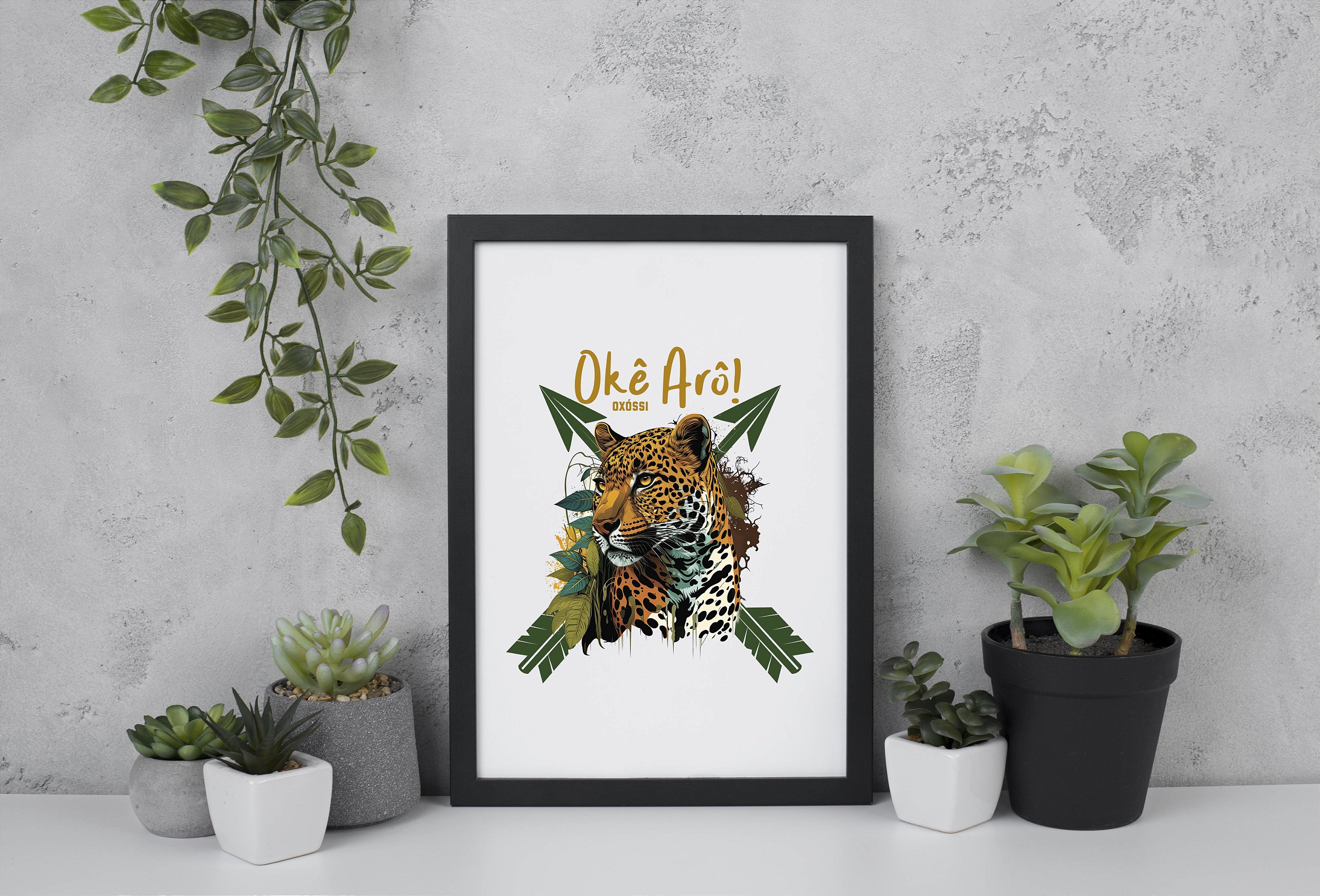 Quadro Okê Arô – Oxóssi - Nauê