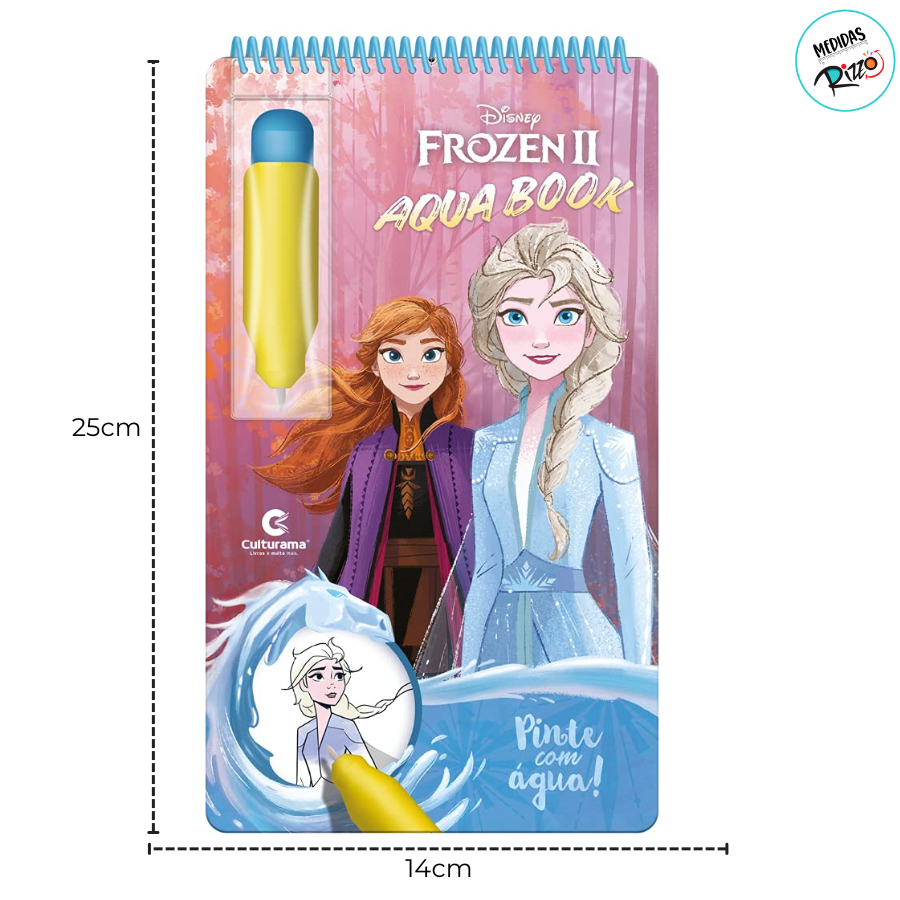 Livro Aqua Book Frozen 2 Infantil - Disney Original - Culturama ...