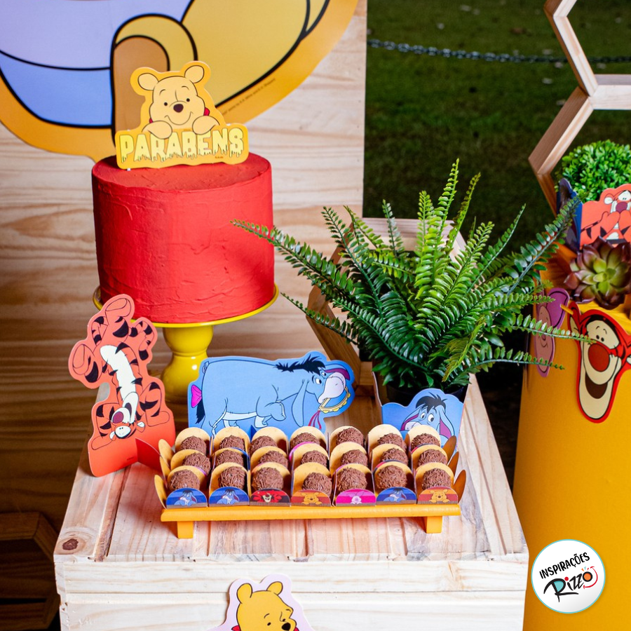 Decoração de Mesa Festa Pooh e sua Turma - 8 unidades - Disney Original ...