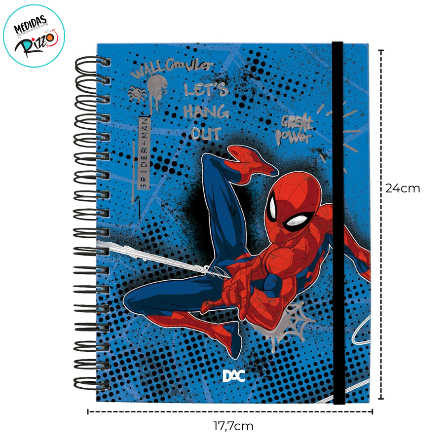 Caderno Com Folhas Reposicionáveis Homem Aranha - Disney Original ...