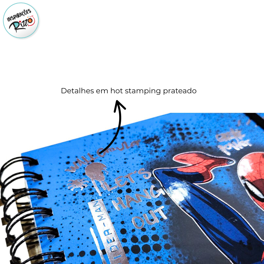 Caderno Com Folhas Reposicionáveis Homem Aranha - Disney Original ...